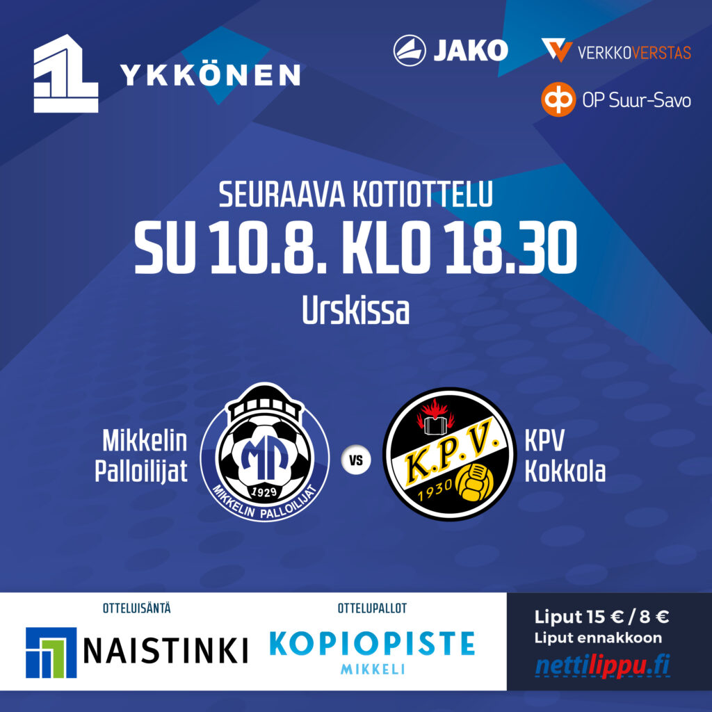 Visulahti -ENNAKKO: Sunnuntaina MP saa vieraakseen KPV:n | Mikkelin ...